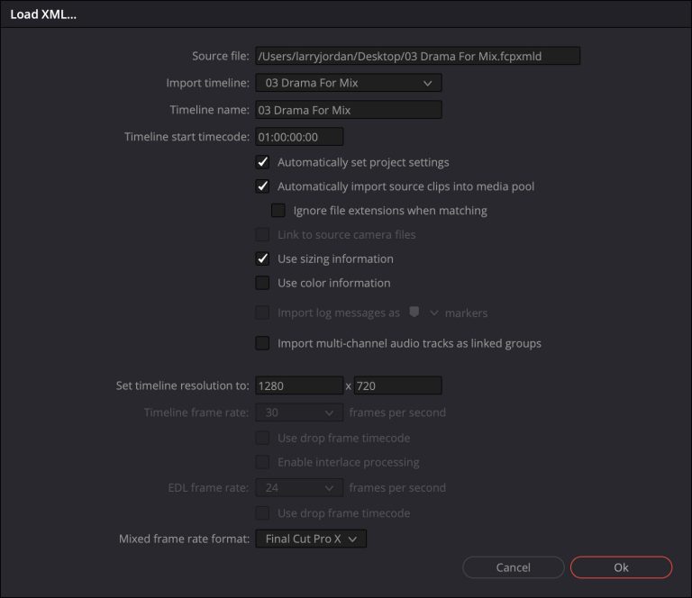 Send Projects Between Apple Final Cut Pro and DaVinci Resolve | Larry ...