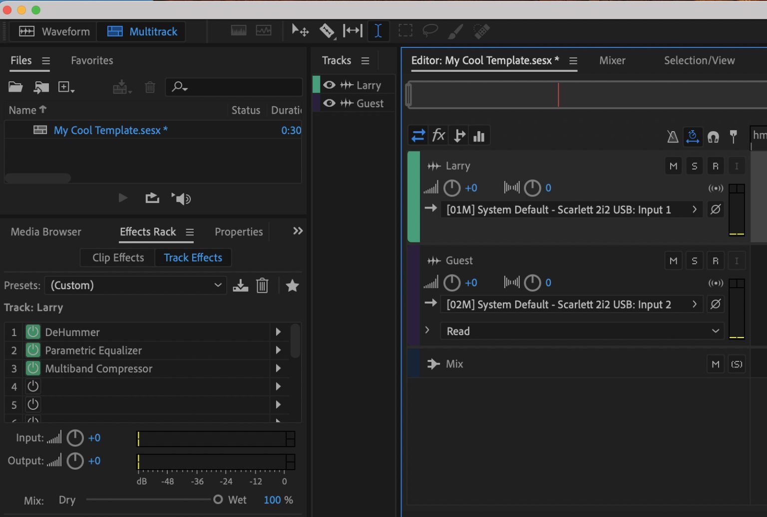 Create Project Templates for Adobe Premiere Pro or Audition | Larry Jordan