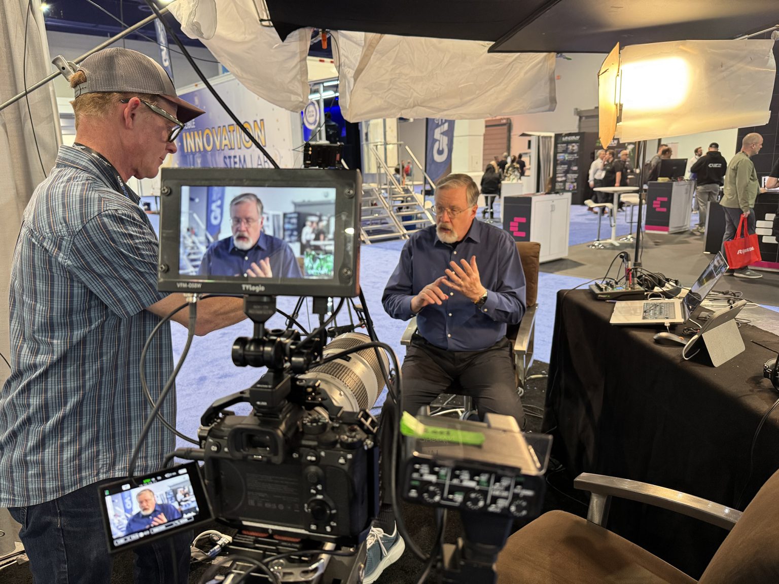 How We Recorded Our 2025 NAB Show Interviews | Larry Jordan