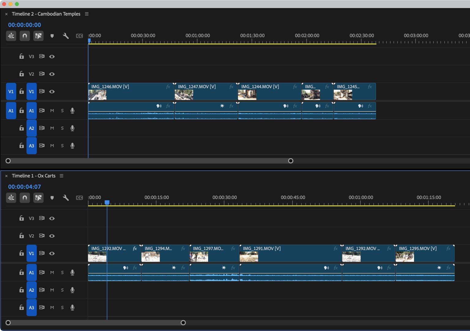 Display Stacked Timelines in Adobe Premiere Pro (v25.2) | Larry Jordan